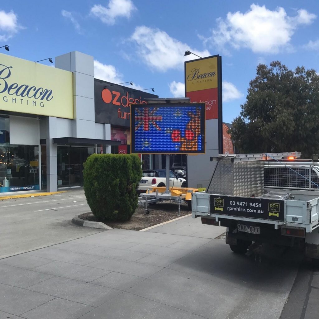 Advertising Signs in Melbourne, Sydney & Brisbane | RPM Hire