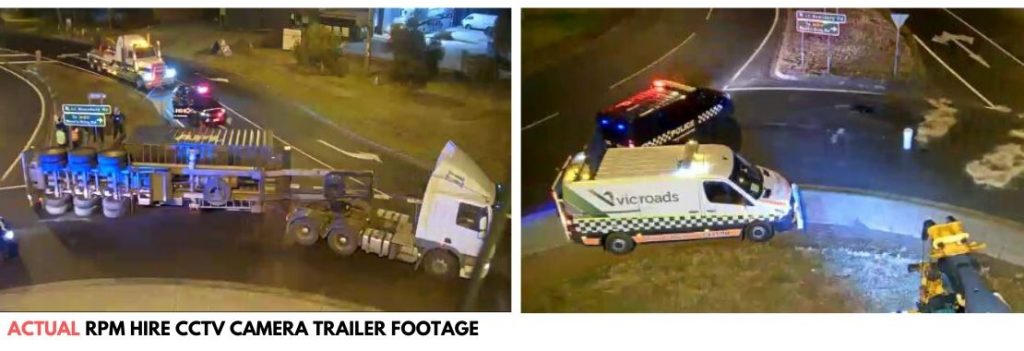 Portable CCTV Trailers For Traffic Sites RPM Hire