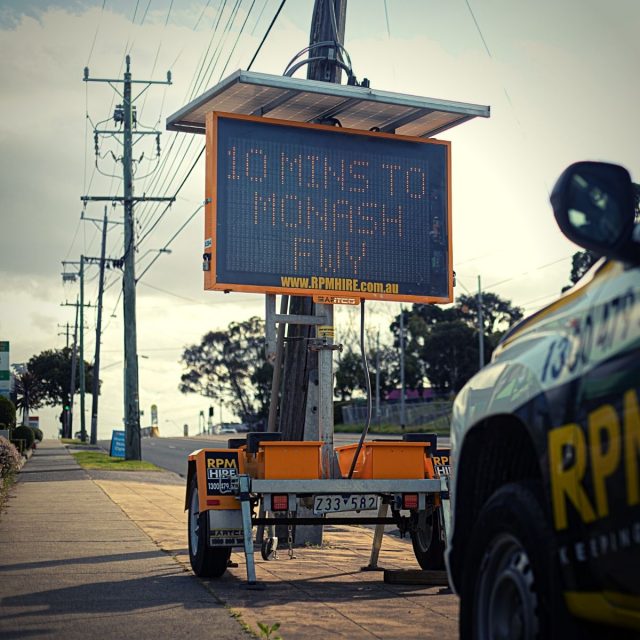 Hire Traffic Management Equipment in Sydney - RPM Hire