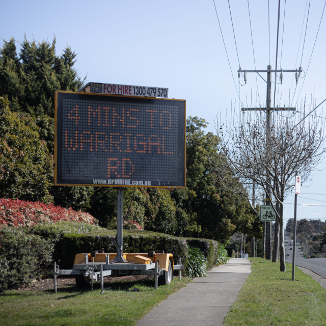 VMS - Variable Message Sign Board Hire | Free Quote