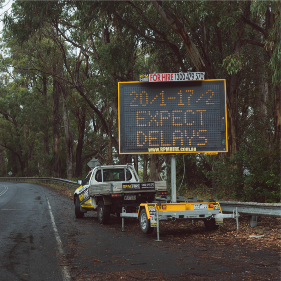 VMS - Variable Message Sign Board Hire | Free Quote